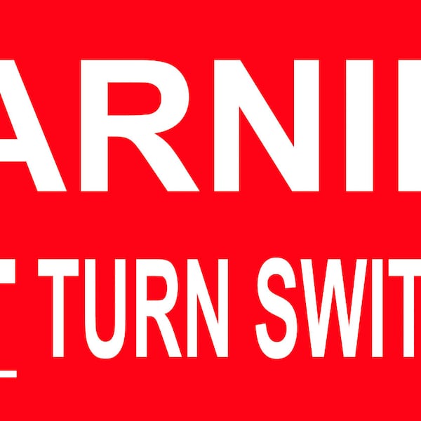 Do Not Turn off Sign - Etsy