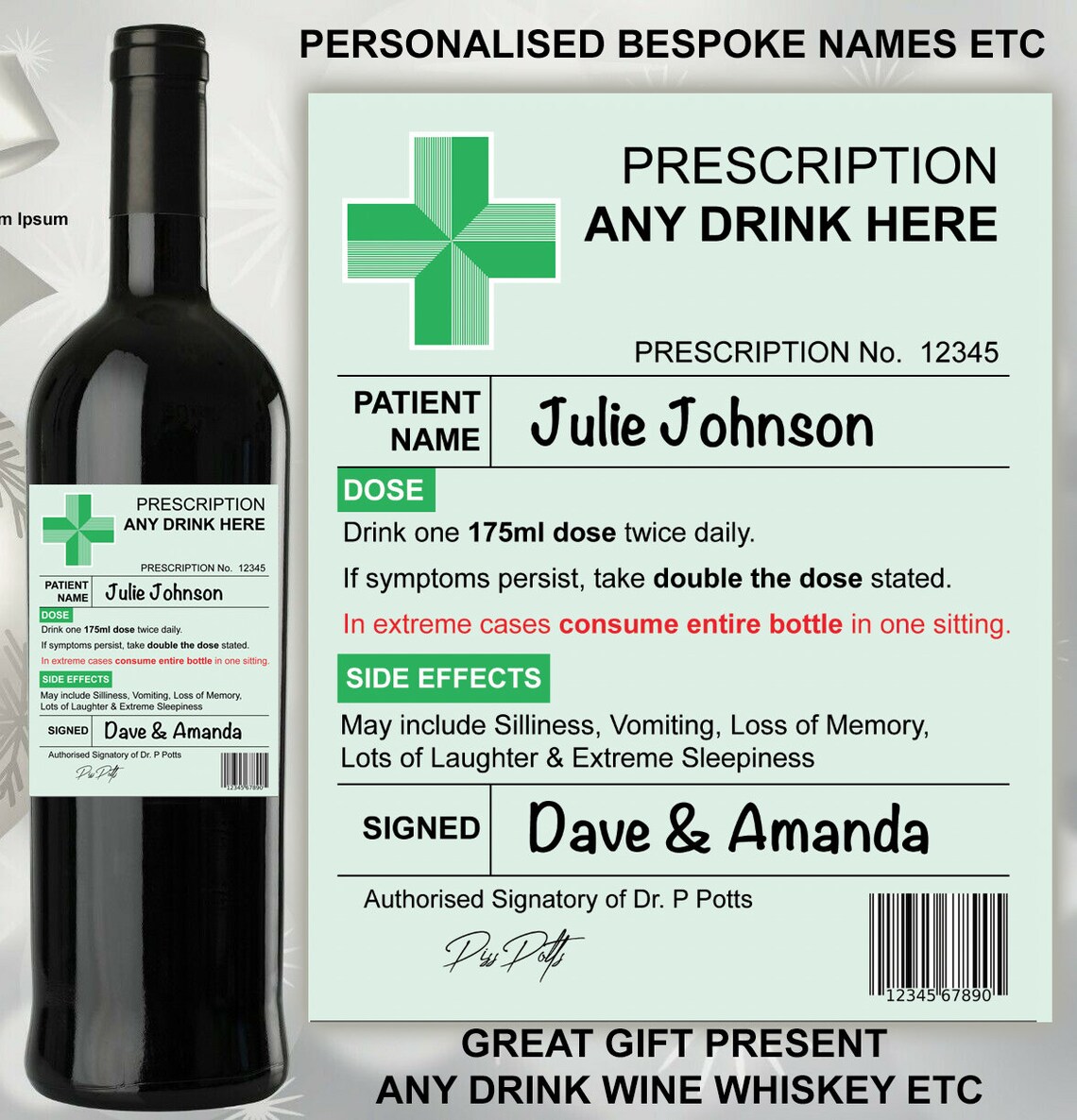 Digital Download File Bespoke Names Text Personalised - Etsy