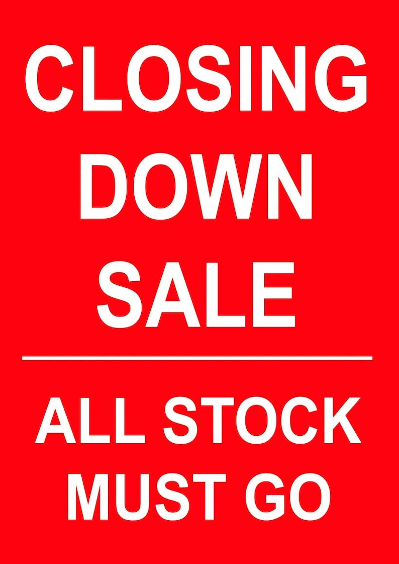 Large & Small Posters Poster Sign Notice Display Advertisement Business ...