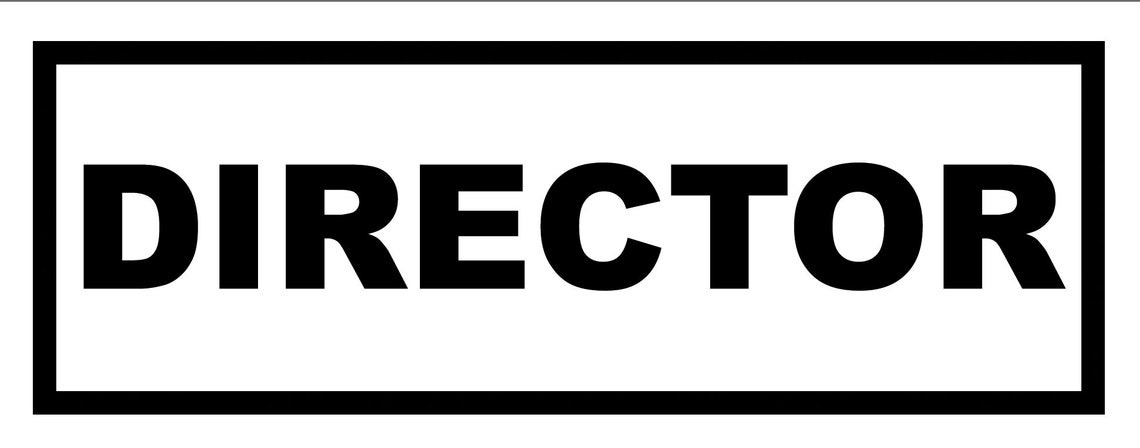 Director Door Sign Business Notice Sign Door Window Glass Self Adhesive ...