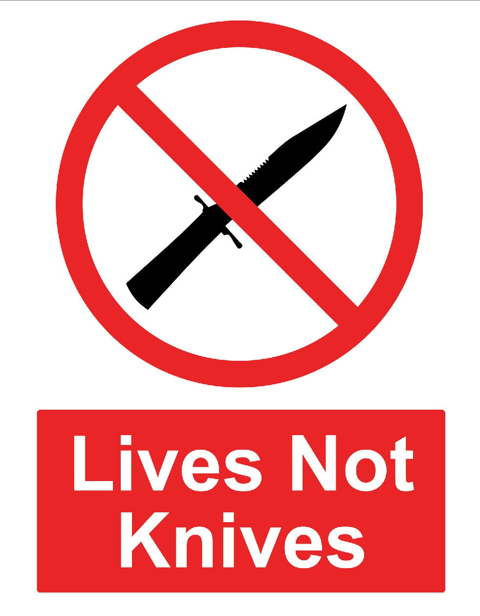 Knife Safety Symbol