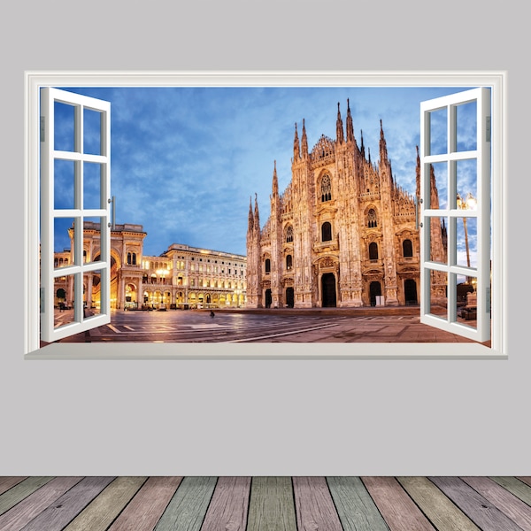 Cathedral Window Decal - Etsy