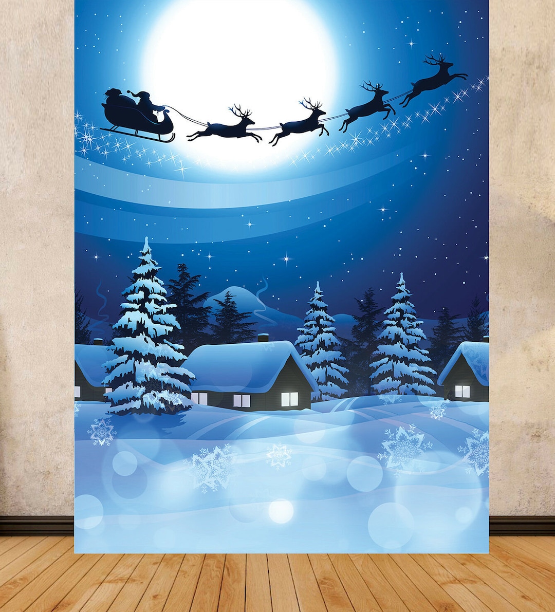 Santa Grotto Christmas Reindeer Father Christmas Theme LARGE Party ...