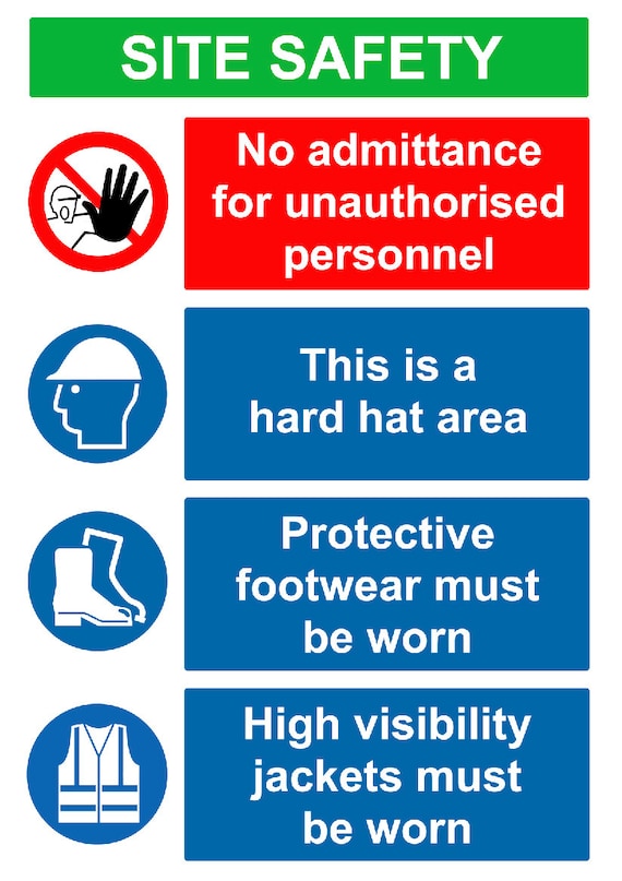 Safety Posters For Construction Site