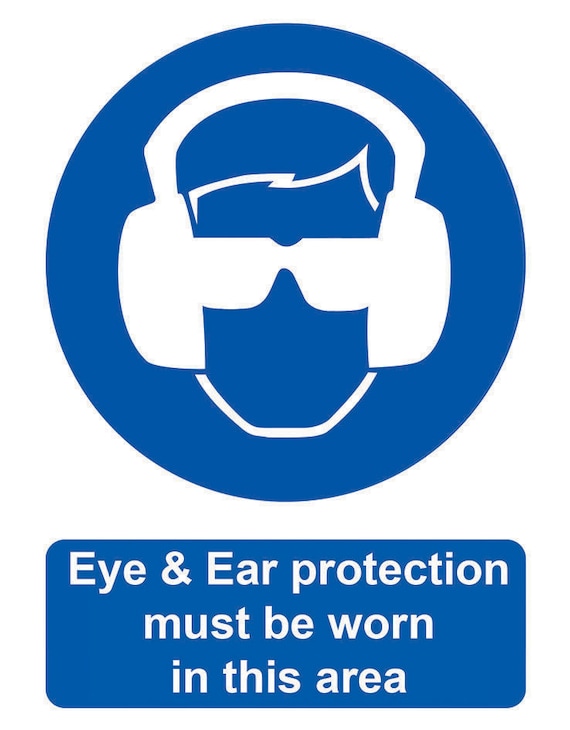 Eye Protection Must Be Worn Sign Printable
