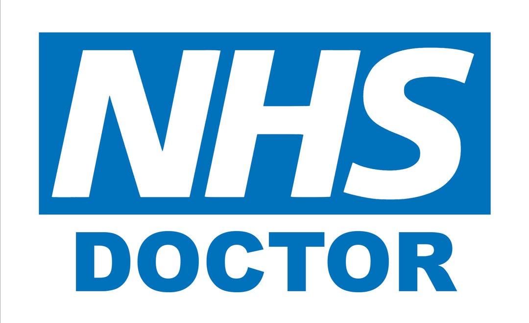 NHS Doctor Key Worker Service Window Car Vehicle Bumper Sticker Etc ...