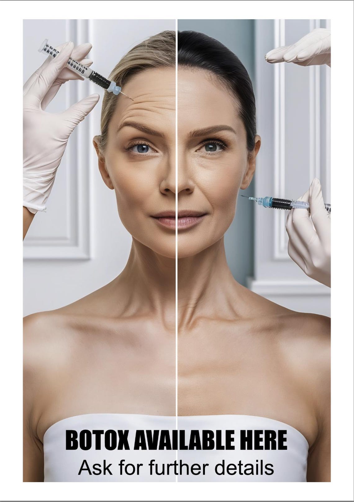 Botox Available Here Laminated Poster Advertisement Sign Notice ...