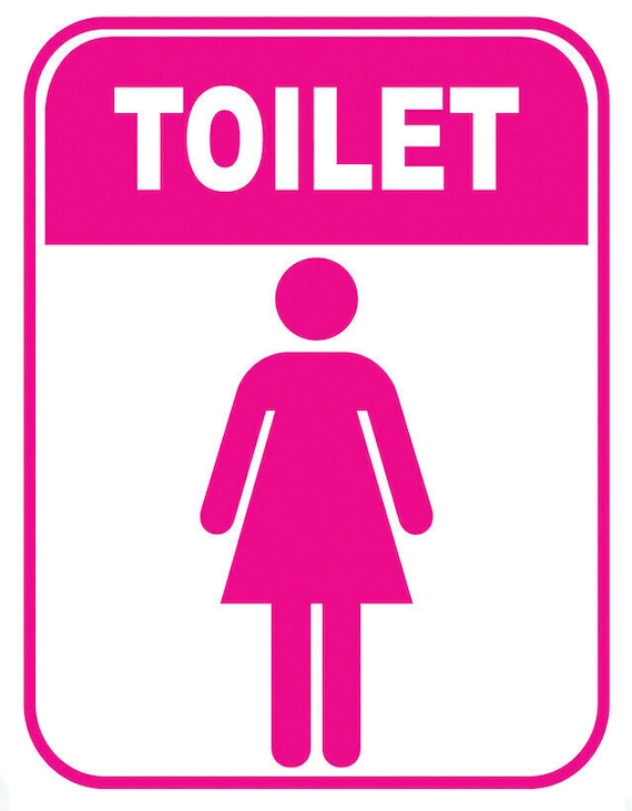 Female Toilet Logo Toilets Women Symbol Royalty Free Vector Image