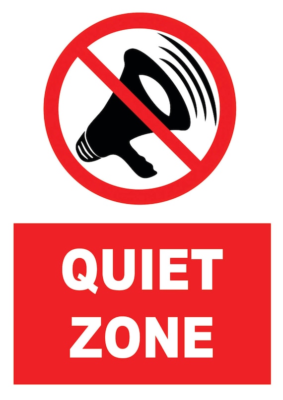 Be Quiet Sign Library