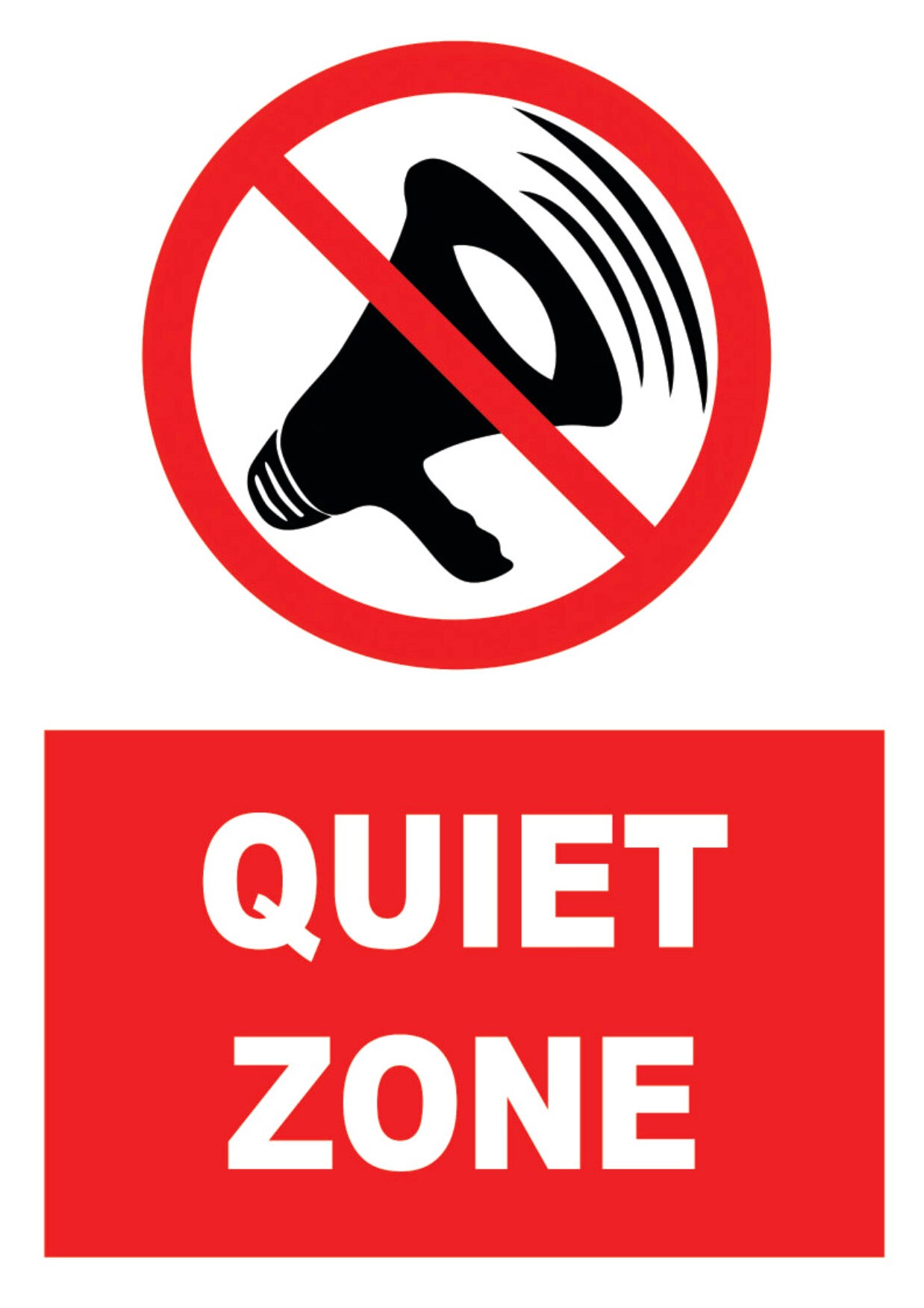 Quiet Zone Exams Library Quiet Area School College University Etc ...