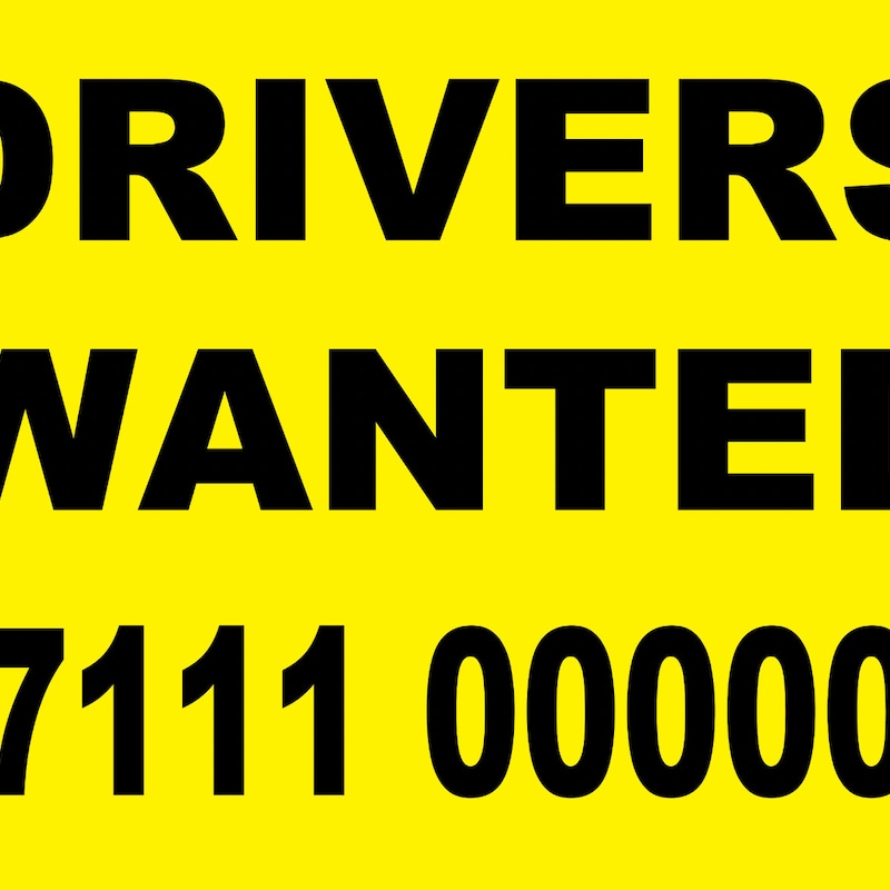 Drivers Wanted Sign - Etsy