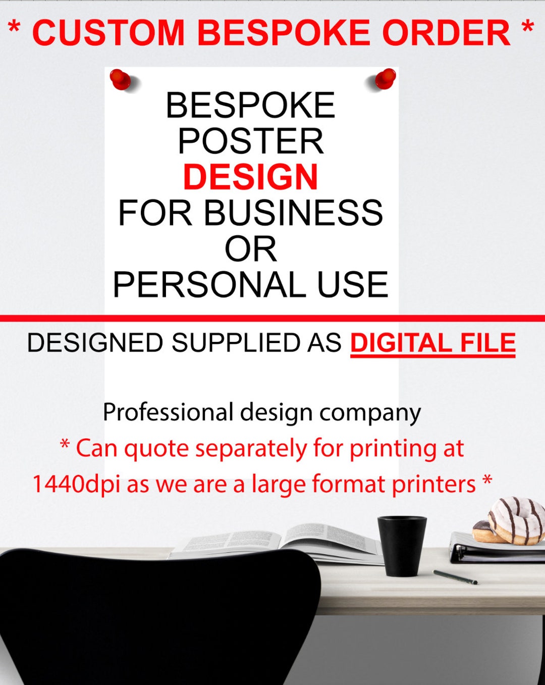 Custom Bespoke POSTER Design | Personalised Graphic Design | Event ...