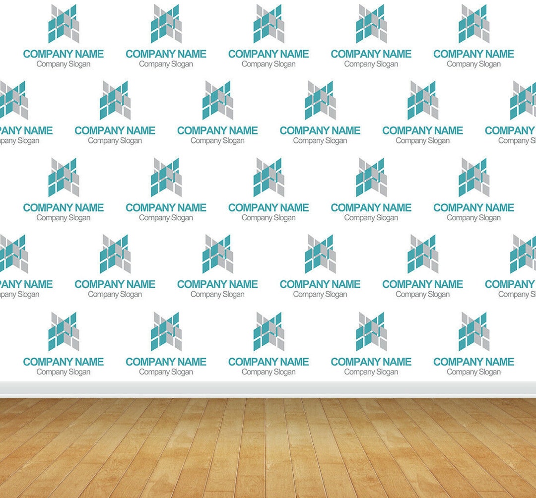 Company Business Logo Wallpaper Mural for Office Retail Decor Various ...