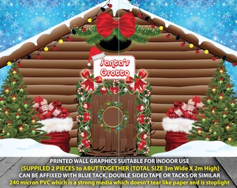 Christmas Grotto Backdrop - Etsy