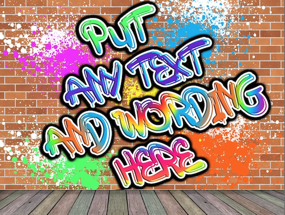 Tagging Graffiti On Walls