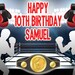 2 Sizes A0 & A1 Boxing Ring Theme Personalised Name Poster Event ...