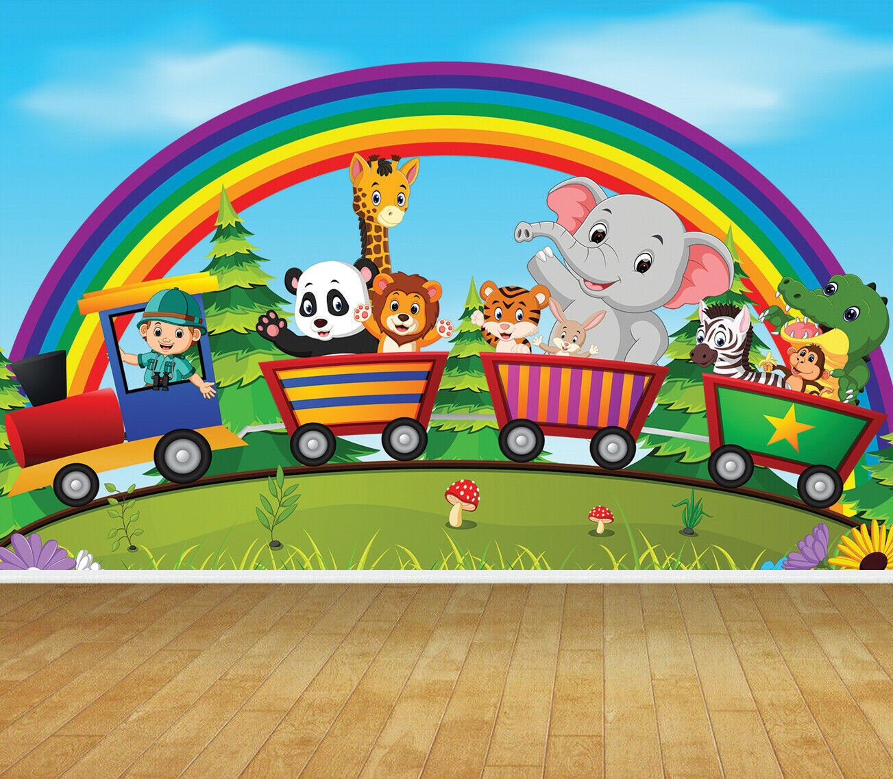 Train Wallpaper For Kids