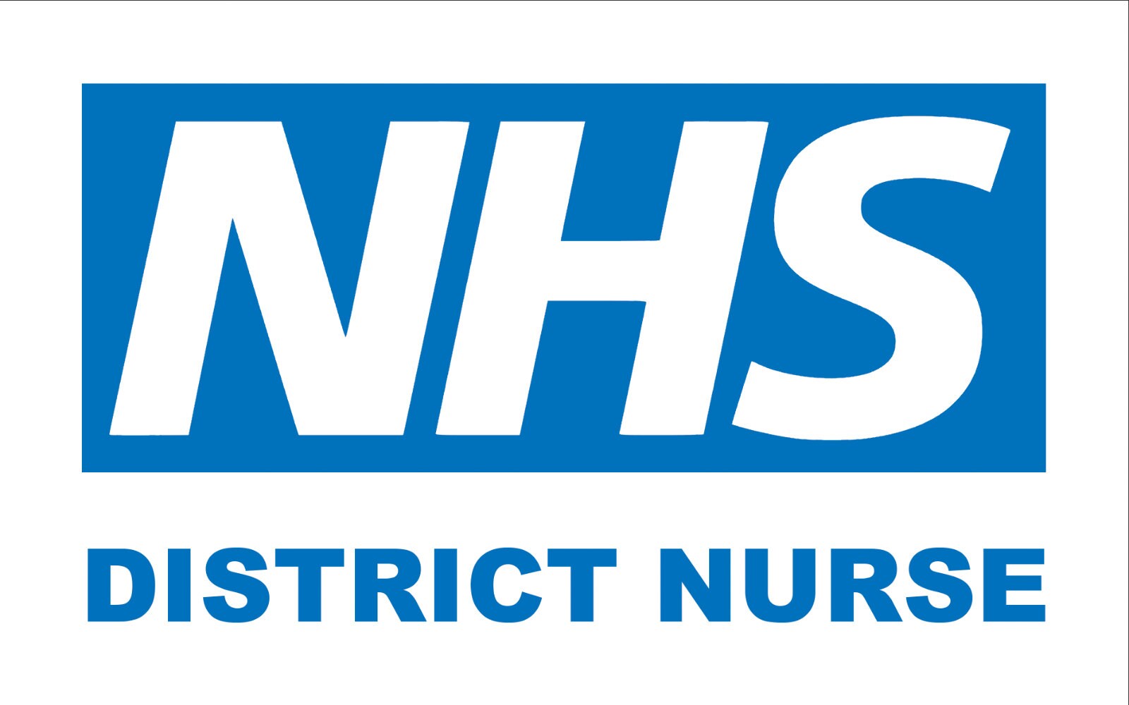 NHS District Nurse Window Car Vehicle Bumper Sticker Etc Notice Sign ...