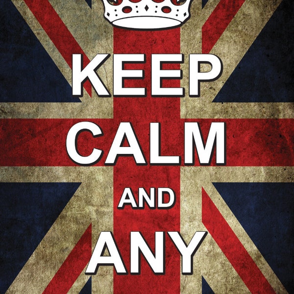 Keep Calm Poster - Etsy UK