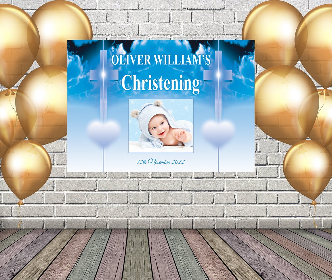Baptismal Tarpaulin Background Design