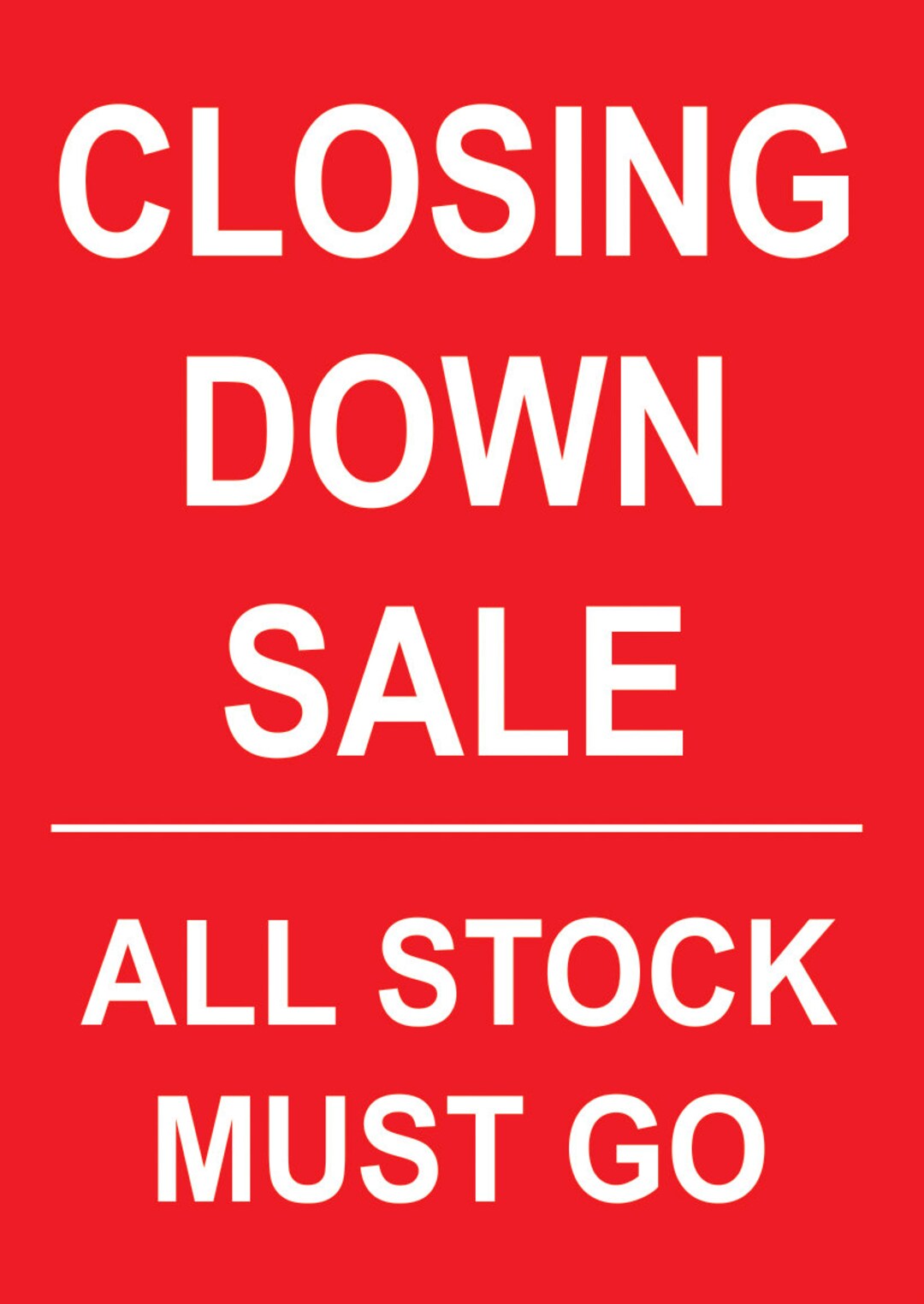 Large & Small Posters Poster Sign Notice Display Advertisement Business ...