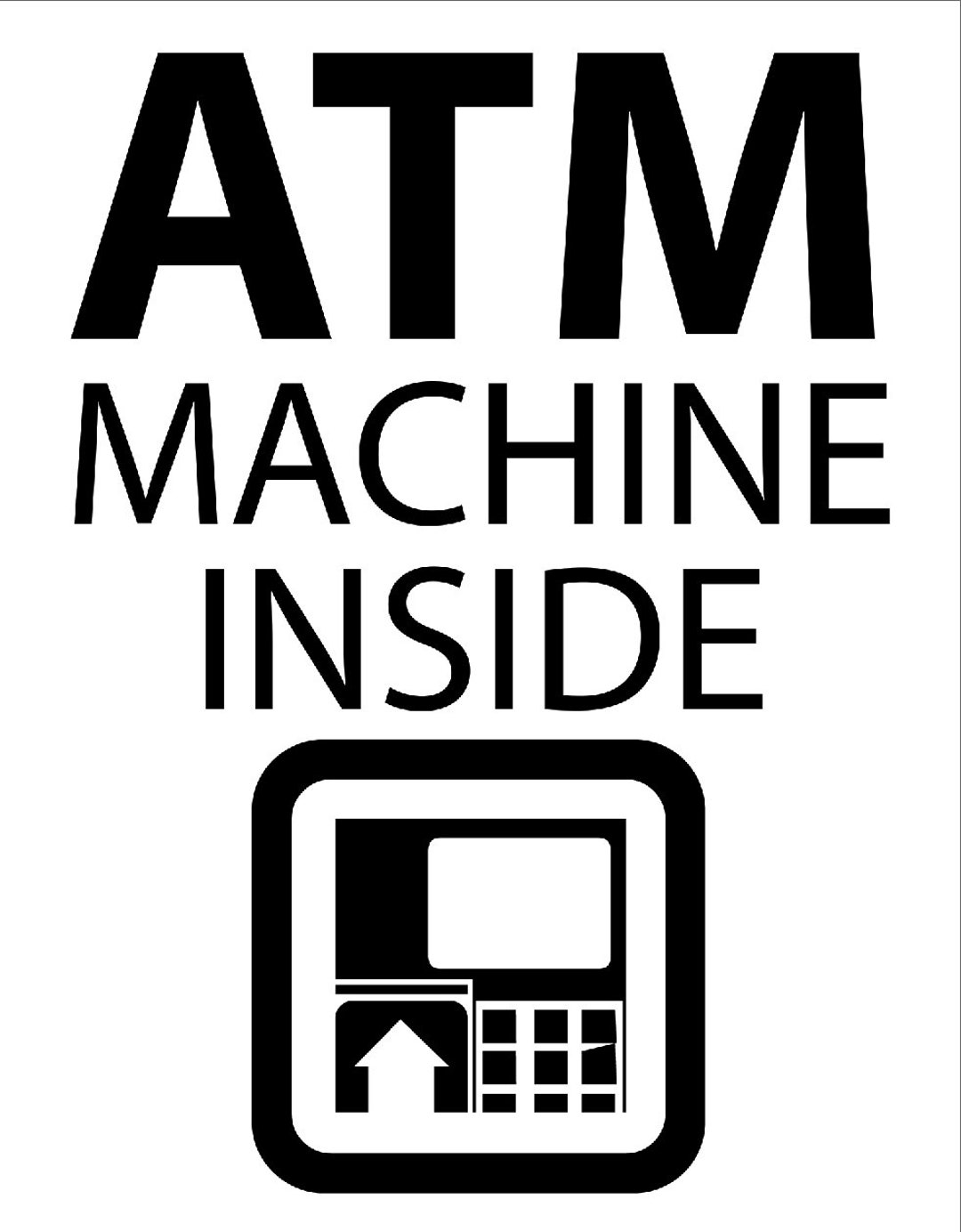 Atm Machine Sign