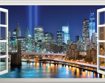 New York City Window Poster - Etsy