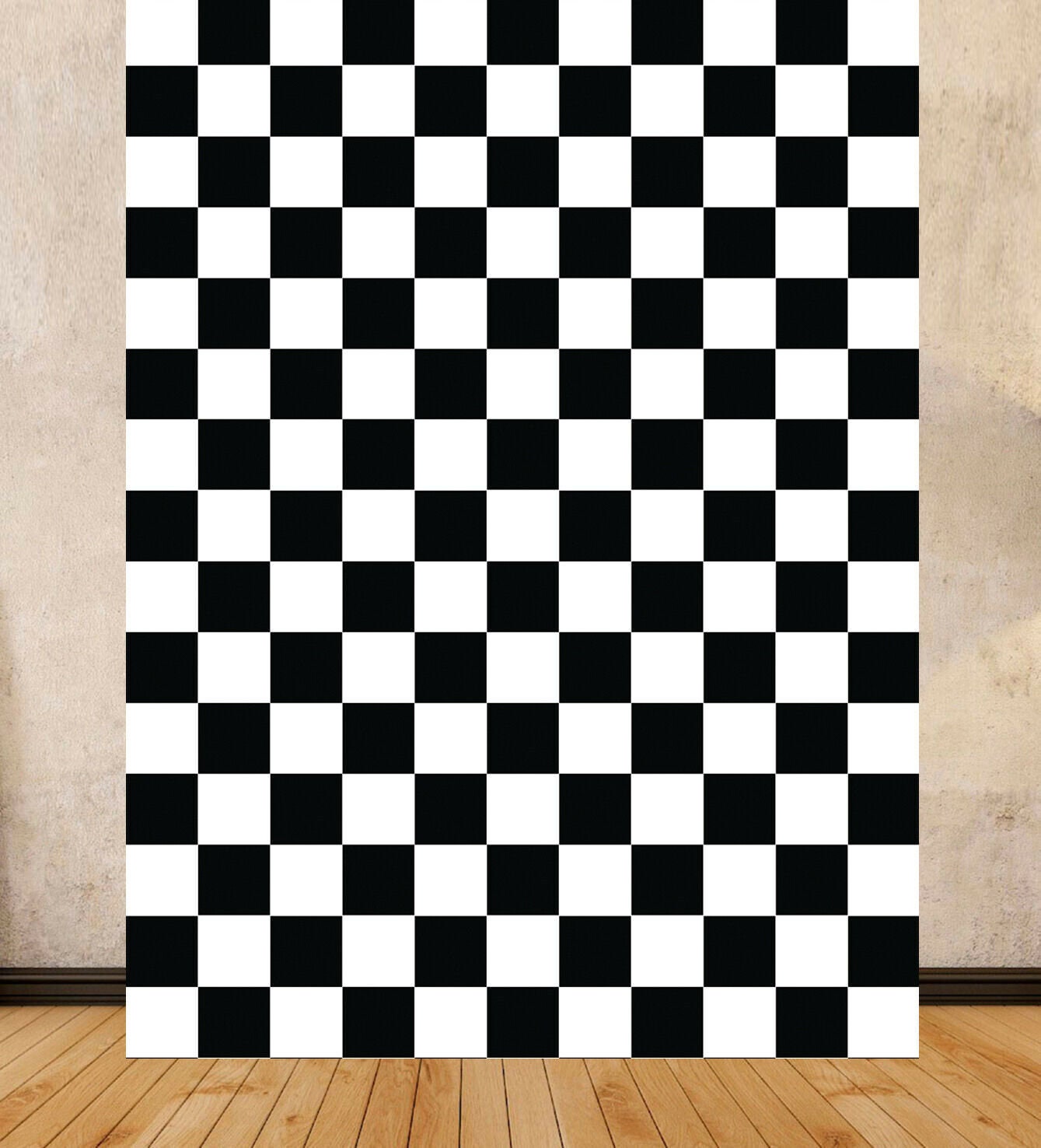 Racing Car Bike Podium Chequerboard Chequer Theme LARGE Party Backdrop ...