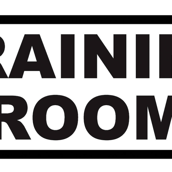 Training Door Sign - Etsy