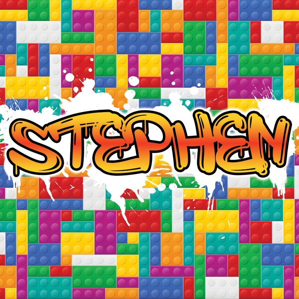 Building Blocks Wallpaper - Etsy