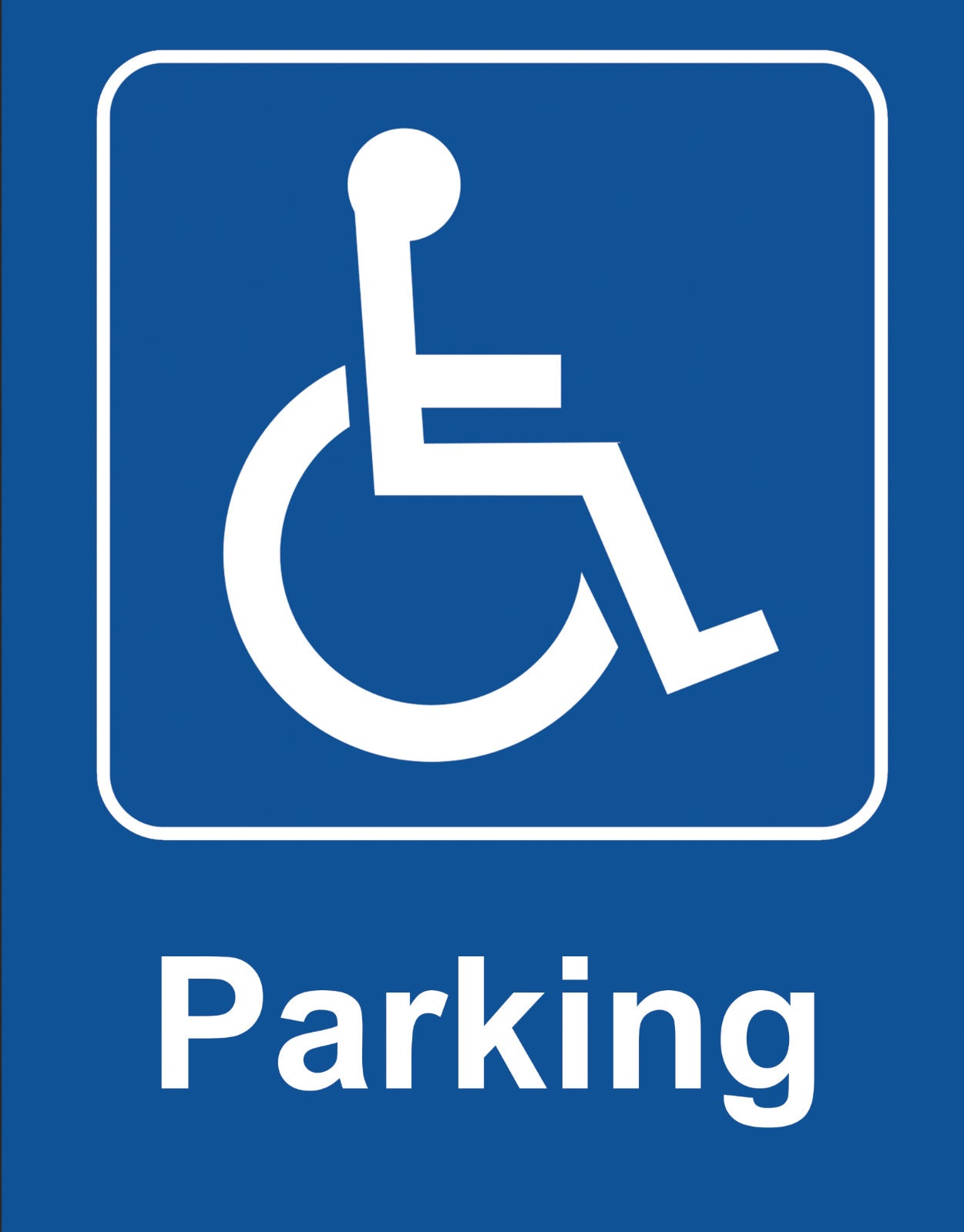 Handicap Parking Sign Vector