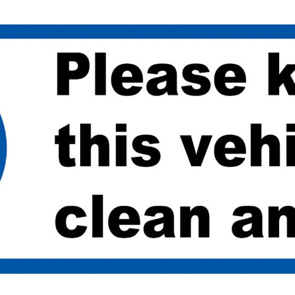 Please Keep Clean Sign - Etsy