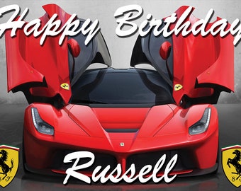 Sports Car Backdrop - Etsy