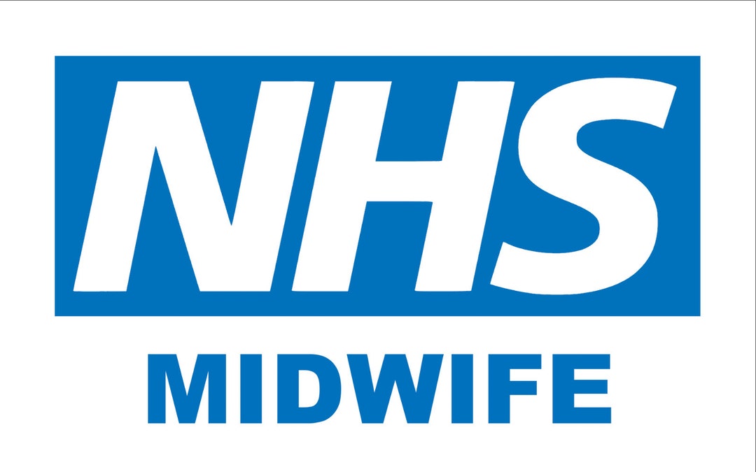 NHS Midwife Window Car Vehicle Bumper Sticker Etc Notice Sign Signage ...