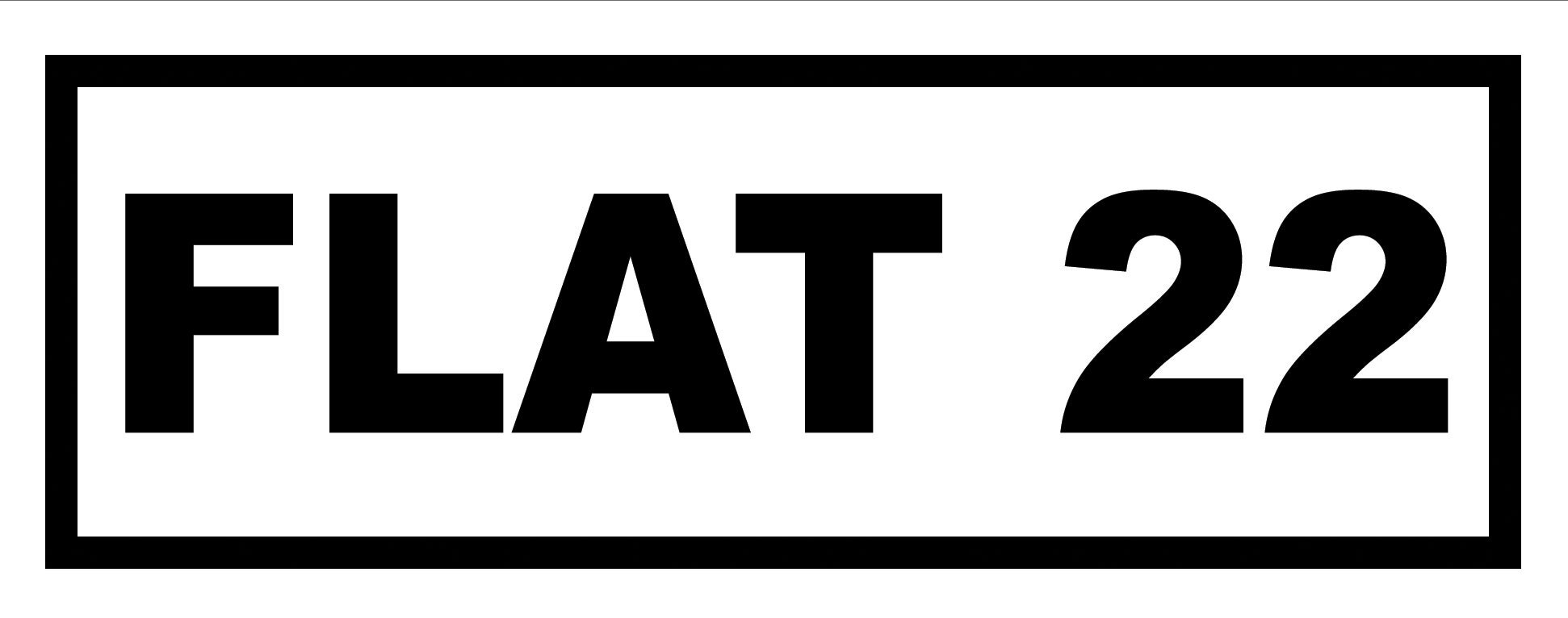 Flat Number 1 2 3 4 5 6 Bespoke Door Window Glass Mailbox Mail Sign ...