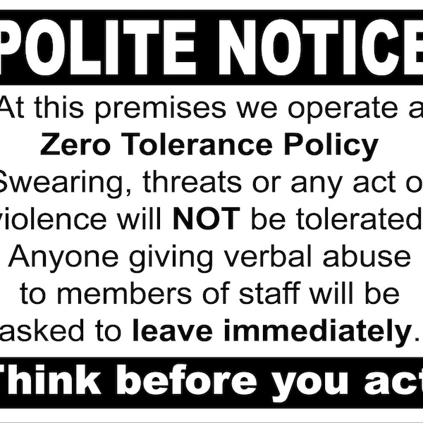 Self Adhesive Warning Signs - Etsy