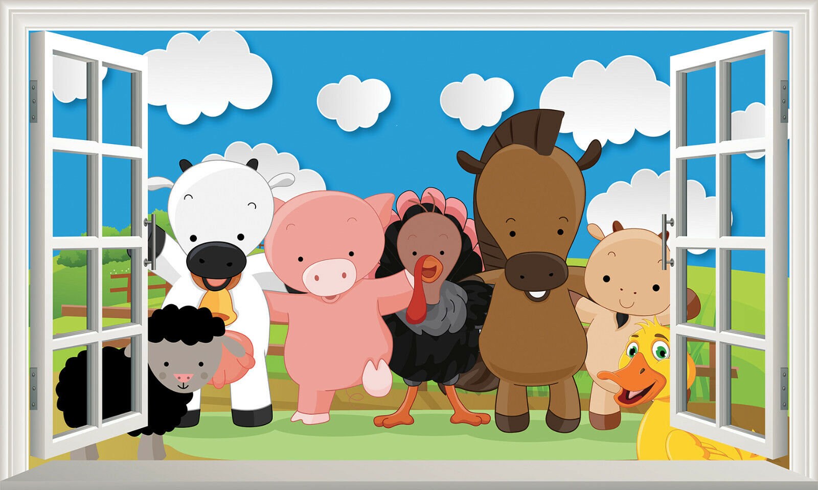 Farm Animals Cartoon Pictures For Kids