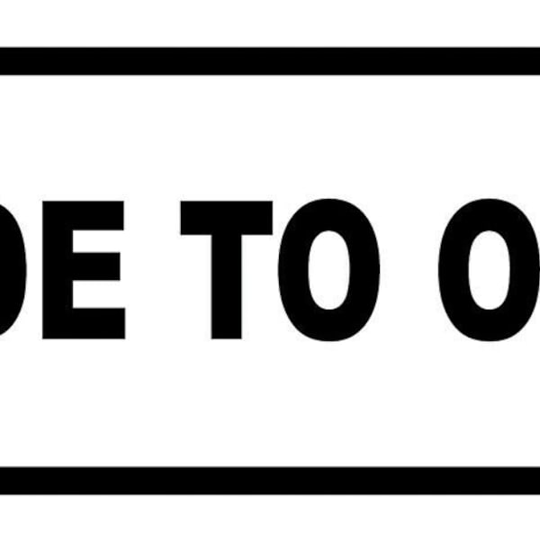 Slide to Open Door Sign - Etsy