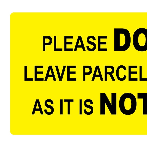 Please Leave Parcels Sign - Etsy UK