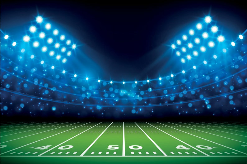 American Football Sport Stadium Backdrop Wallpaper Mural Bedroom ...