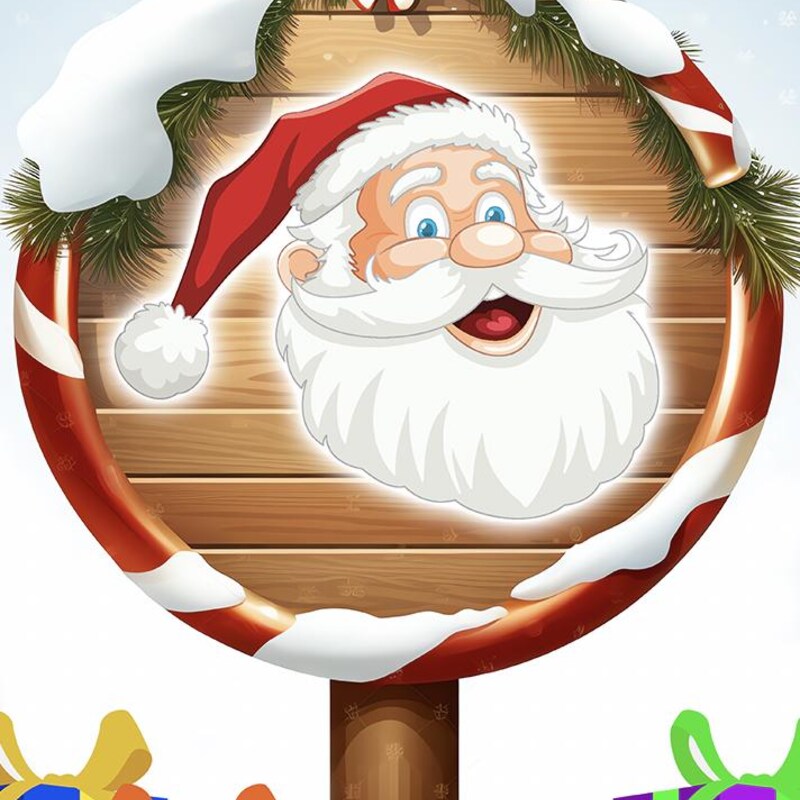 Santa's Grotto Sign - Etsy UK