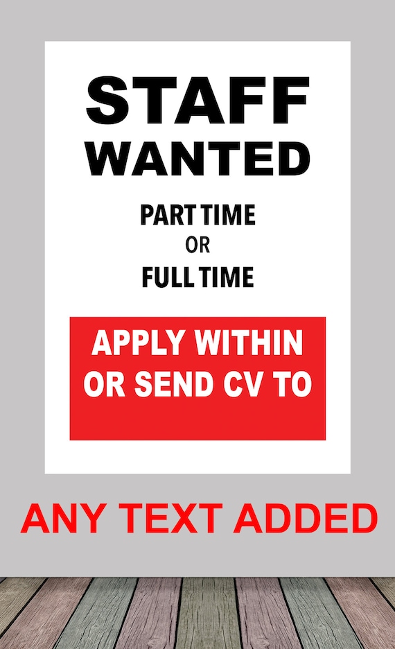 Job Vacancy Advertisement