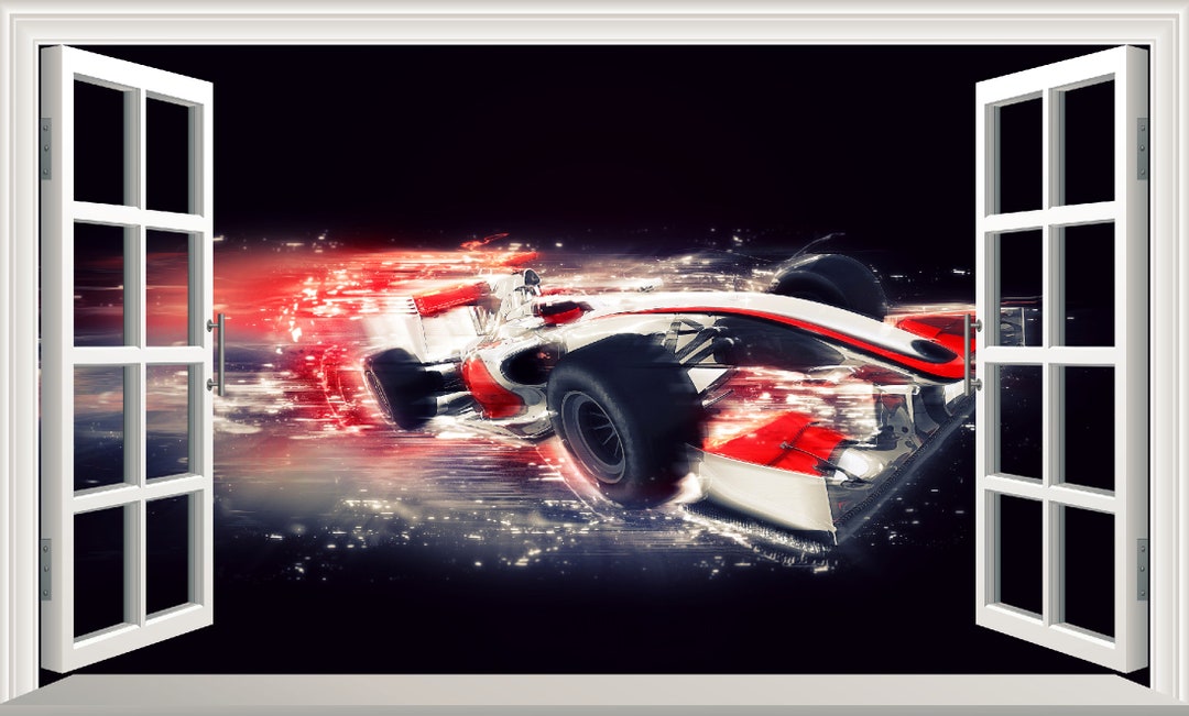 Generic Racing Car F1 F3 Modern Design Artistic Magic Window Design ...