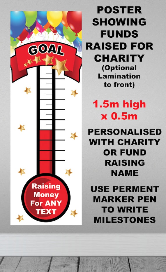 Fundraising Thermometer Poster