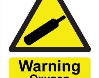 Oxygen Cylinder Sign - Etsy