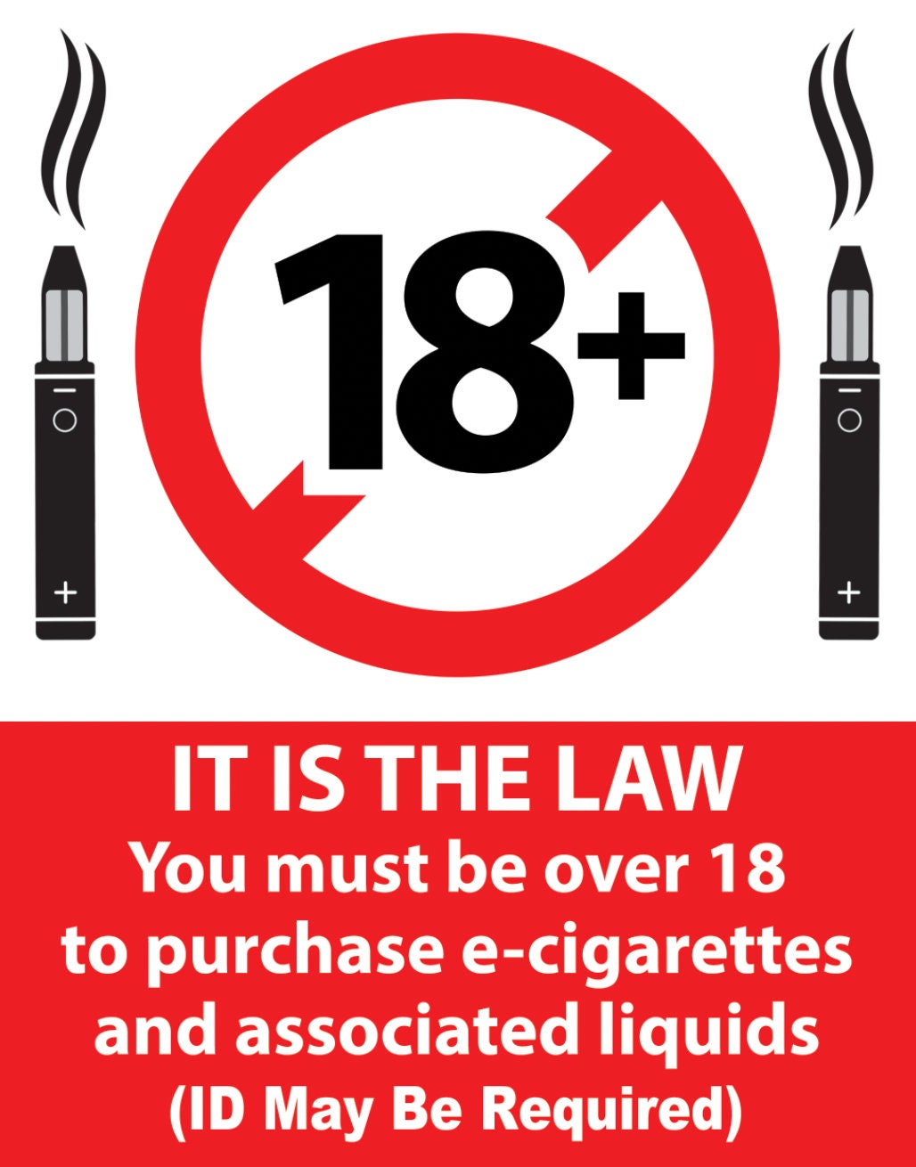 Illegal to Sell Vaping Liquids E Cigarettes E-cigarettes to Anyone ...