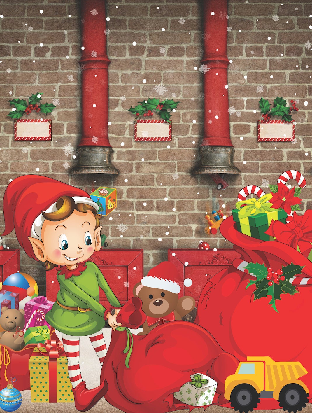 Animated Christmas Elves