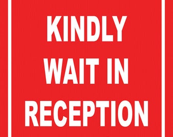 Please Wait Sign | Etsy