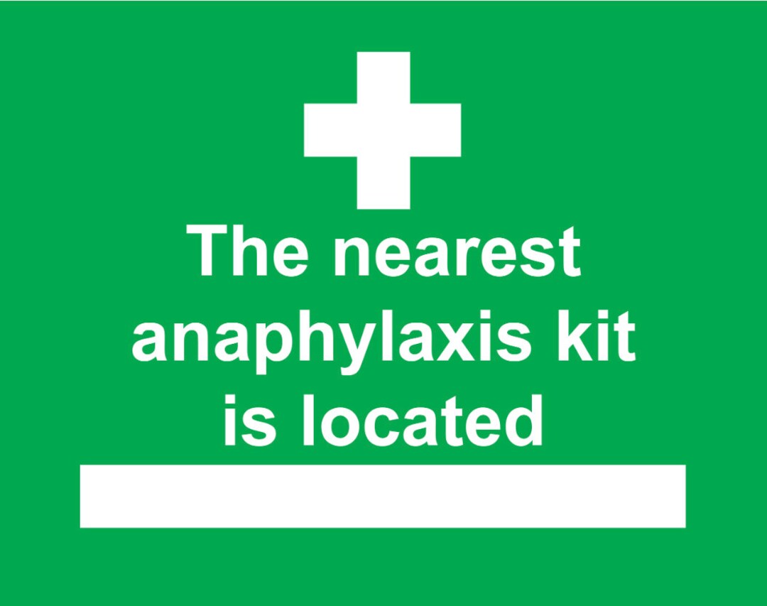 Green Emergency Medical First Aid Anaphylaxis Kit is Located at (for ...