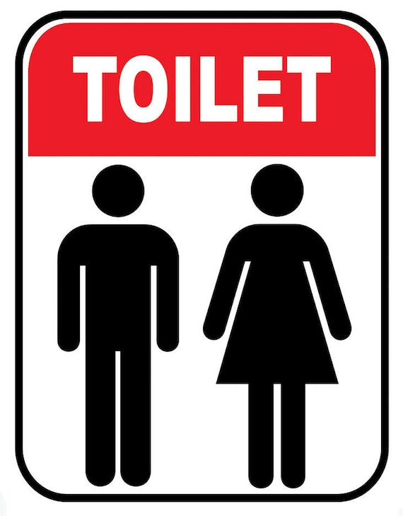 Female And Male Sign For Toilet